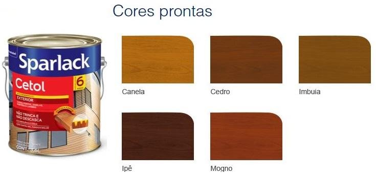 SPARLACK VERNIZ CETOL 3,6L CANELA EXTERIOR BRILHANTE (5203145)
