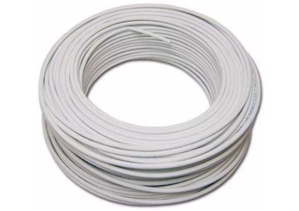 FIO CABO FLEXIVEL ALTA TEMPERATURA 2,5 MM2 200º BRANCO PAN ELETRIC ...